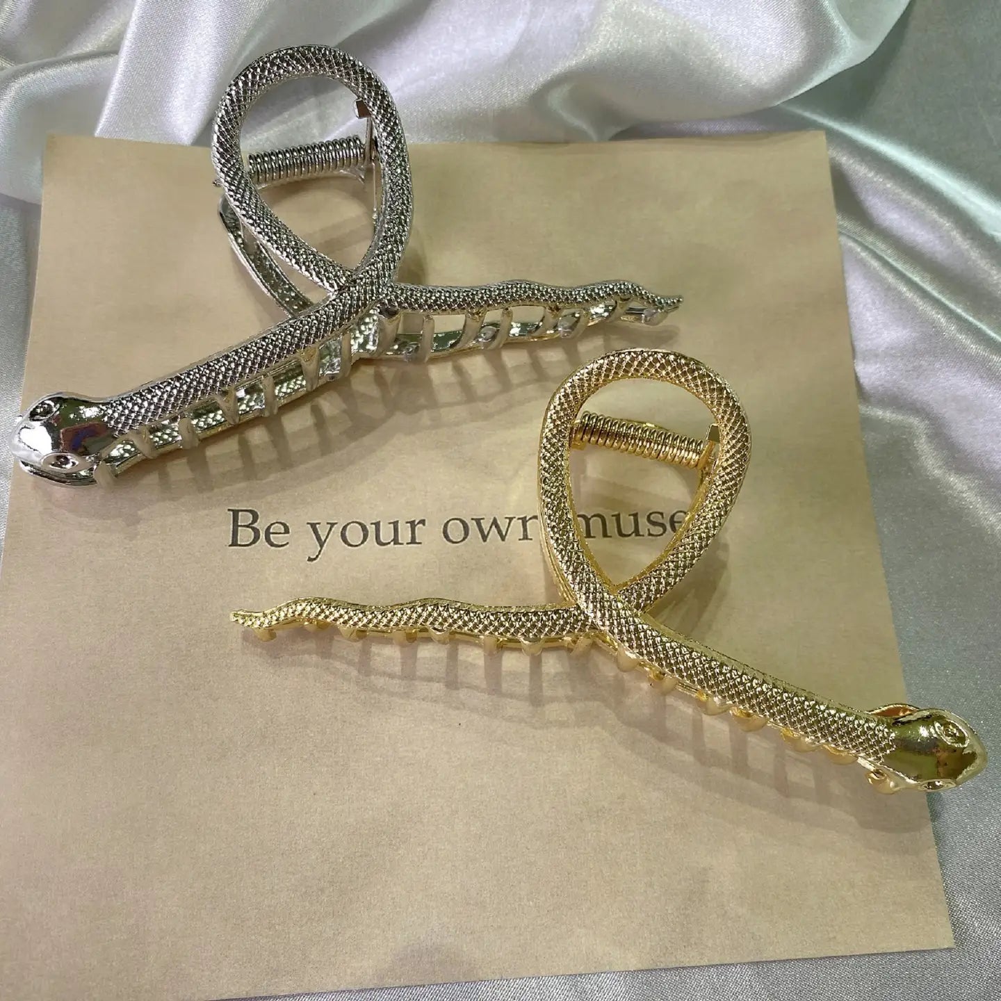 Snakes Ladder Hair Claw Clip | Multiple Colors – Beatnik Fine Goods